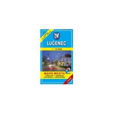 Lučenec Mapa mesta Town plan Stadtplan Plan miasta Várostérkép od 50 Kč ...