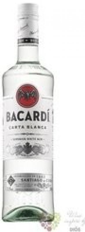 Bacardi Carta Blanca Cuban Rum 40% 1 l (holá láhev) – Zboží Mobilmania