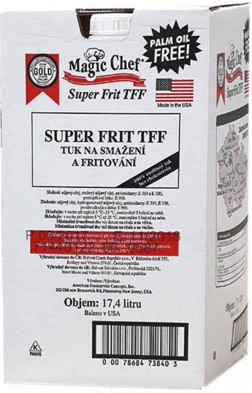 Magic Chef Fritovací tuk Super frit 17400 ml – Zboží Mobilmania