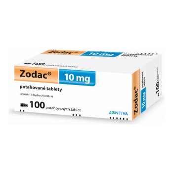 ZODAC POR 10MG TBL FLM 100 od 173 Kč - Heureka.cz