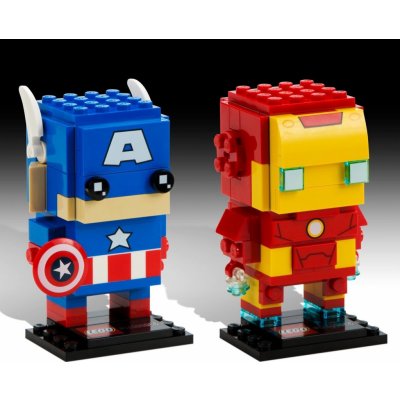 LEGO® 41492 Brickheadz Captain America + Iron Man od 9 990 Kč - Heureka.cz