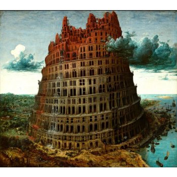 Reprodukce - Slavné obrazy XII-322 Pieter Bruegel - Babylonská věž od ...