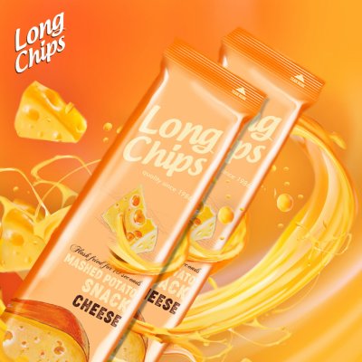 LONG CHIPS Bramborový snack sýr 75 g od 28 Kč - Heureka.cz