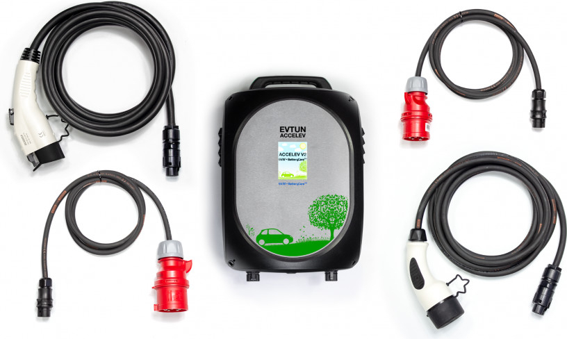 EVtun Accelev two 2x12A na 1x24A max. 6 kW CEE 32A 400V Typ 2 od 39 790 Kč - Heureka.cz