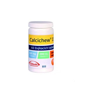 CALCICHEW D3 POR 500MG/200IU TBL MND 60 od 224 Kč - Heureka.cz
