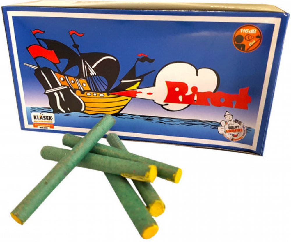 Petardy PIRAT škrtací 100 ks od 79 Kč na Hledejceny.cz