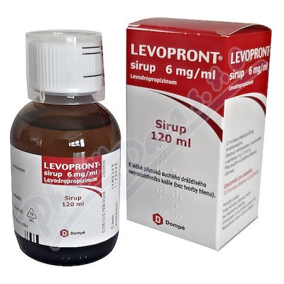 LEVOPRONT POR 6MG/ML SIR 1X120ML od 129 Kč - Heureka.cz