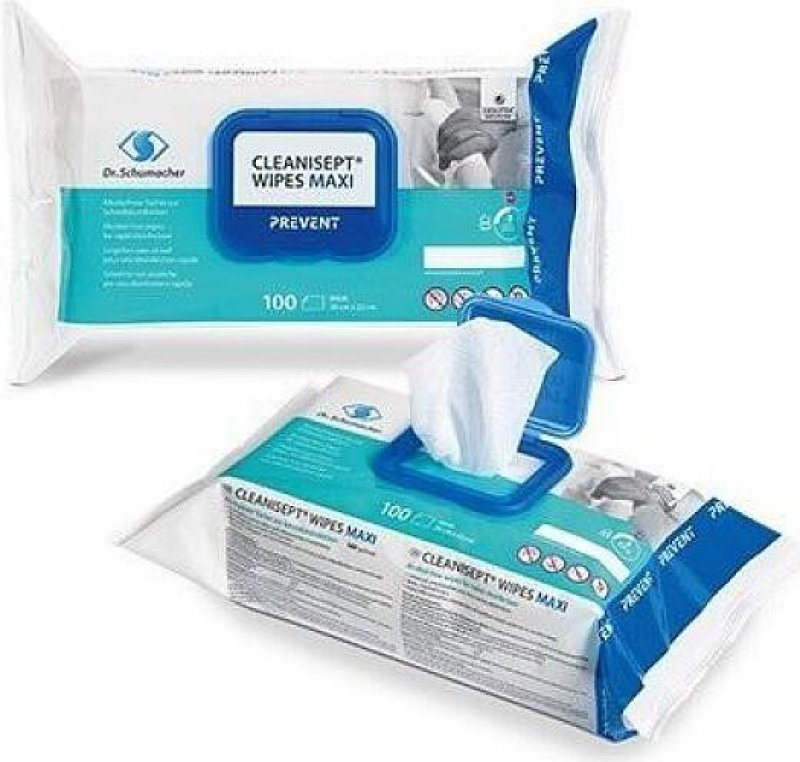 Cleanisept Wipes Forte Maxi dezinfekční ubrousky 100 ks – Zboží Mobilmania