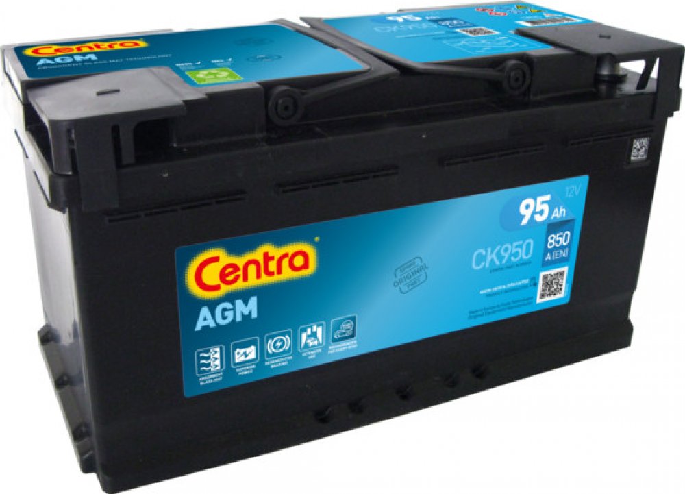 Centra Start Stop AGM 12V 95Ah 850A CK950 – Zboží Mobilmania