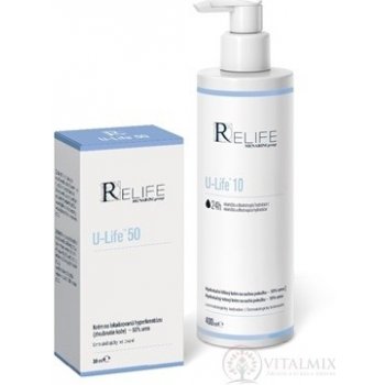 Relife U-Life 10 krém 400 ml + U-Life 50 krém 30 ml dárková sada od 682 ...