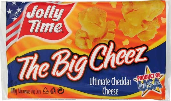 Jolly Time Popcorn The Big Cheese 100g od 32 Kč - Heureka.cz