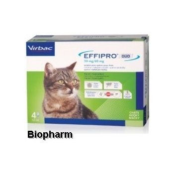 Effipro DUO Spot-on Cat 1-6 kg 50 / 60 mg 4 x 0,5 ml od 299 Kč - Heureka.cz