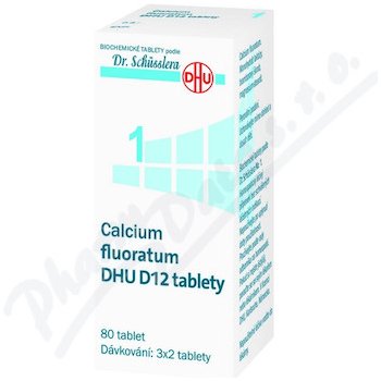 CALCIUM FLUORATUM DHU POR D12 TBL NOB 80 od 49 Kč - Heureka.cz