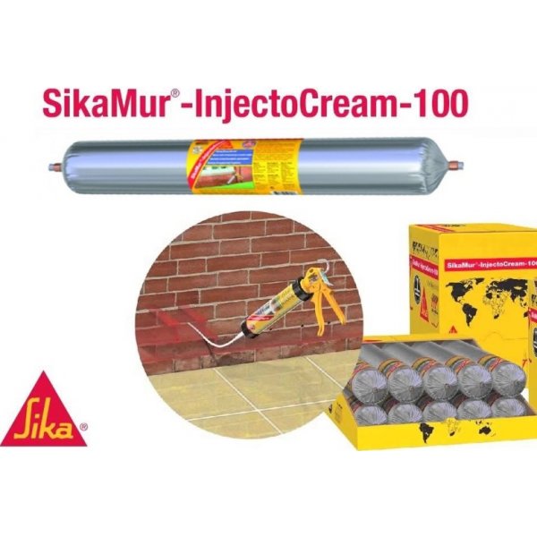 SikaMur Injectocream 100 | sada 10 x 600 ml + aplikátor | injektážní ...