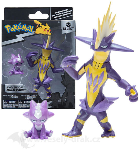 Jazwares Pokémon Evolution Toxel Toxtricity od 499 Kč - Heureka.cz