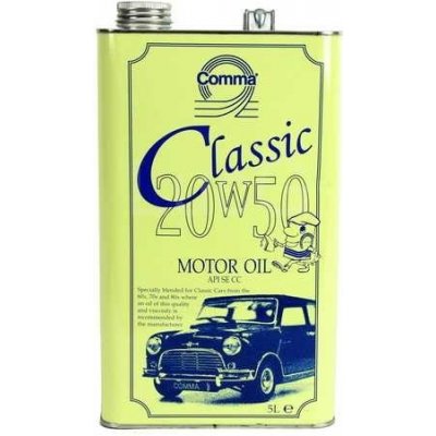 Comma Classic Motor Oil 20W-50 5 l od 1 082 Kč - Heureka.cz