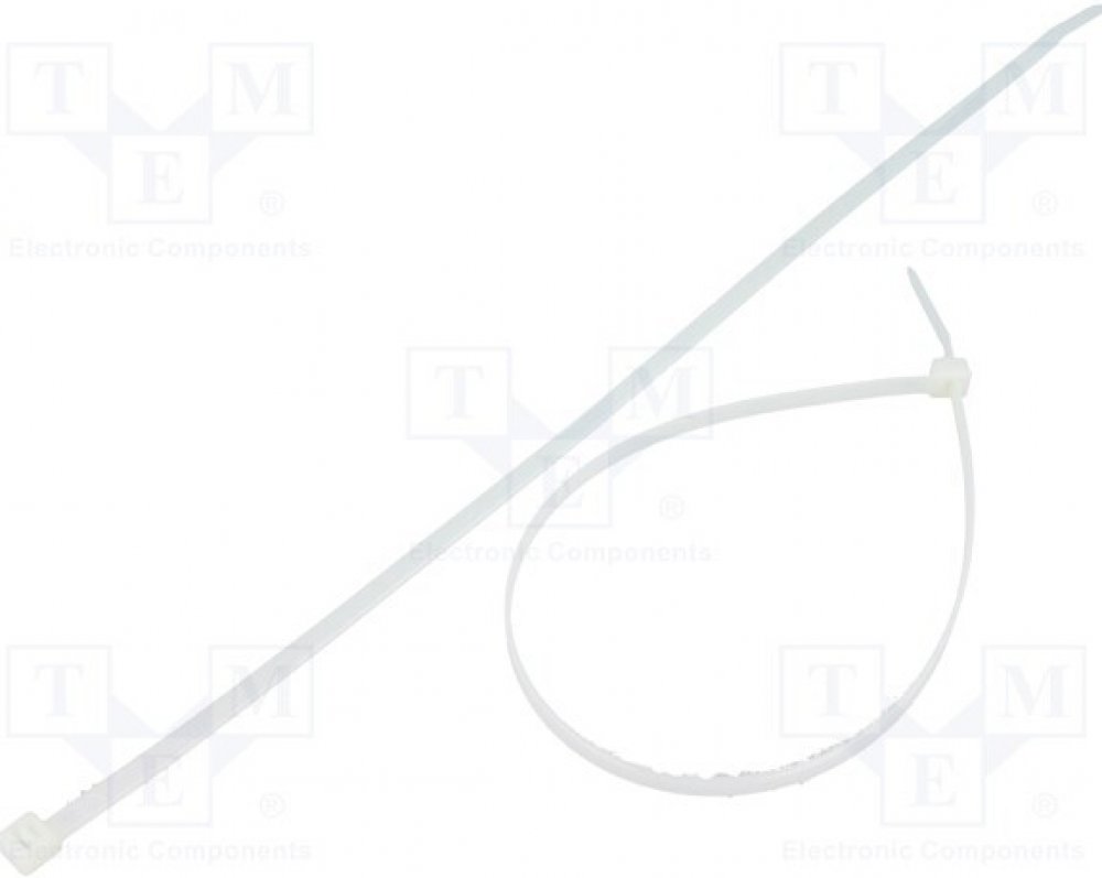 Spony hadicové – FIX&FASTEN FIX-S-4.8X300S/N Cable tie; L: 300mm; W: 4 ...