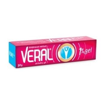 VERAL DRM 10MG/G GEL 50G II od 102 Kč - Heureka.cz