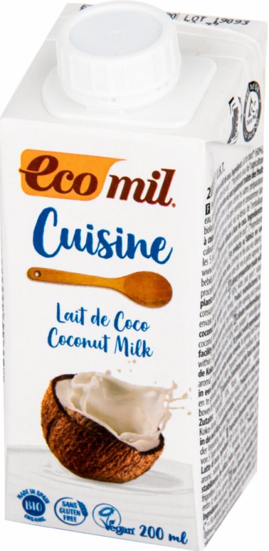 Ecomil Bio Kokosová alternativa smetany 7% 200 ml od 33 Kč na Hledejceny.cz