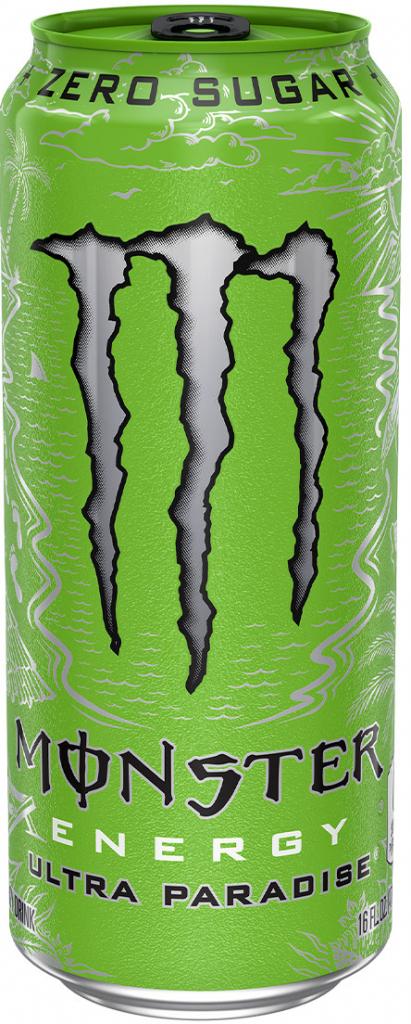 Monster Ultra Paradise energetický nápoj bez kalorií s příchutí kiwi a ...