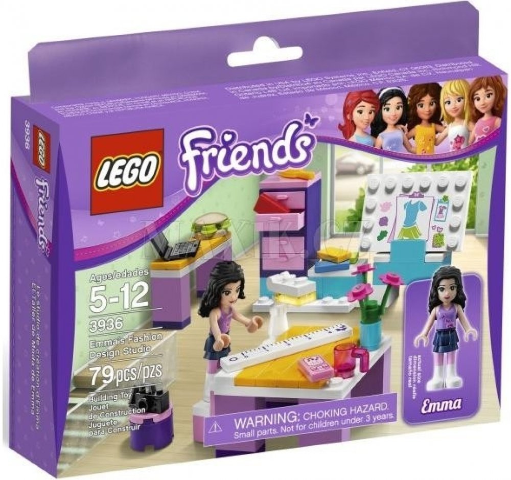 LEGO® Friends 3936 Ema a její návrhářské studio – Zboží Mobilmania