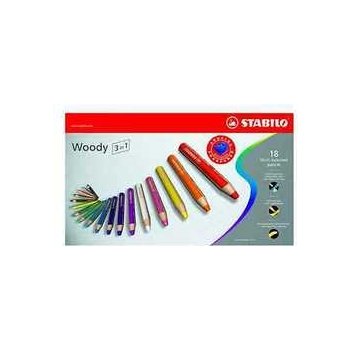 Stabilo 880/18 Woody sada pastelek 3v1 ořezávátko 18 ks od 938 Kč - Heureka.cz