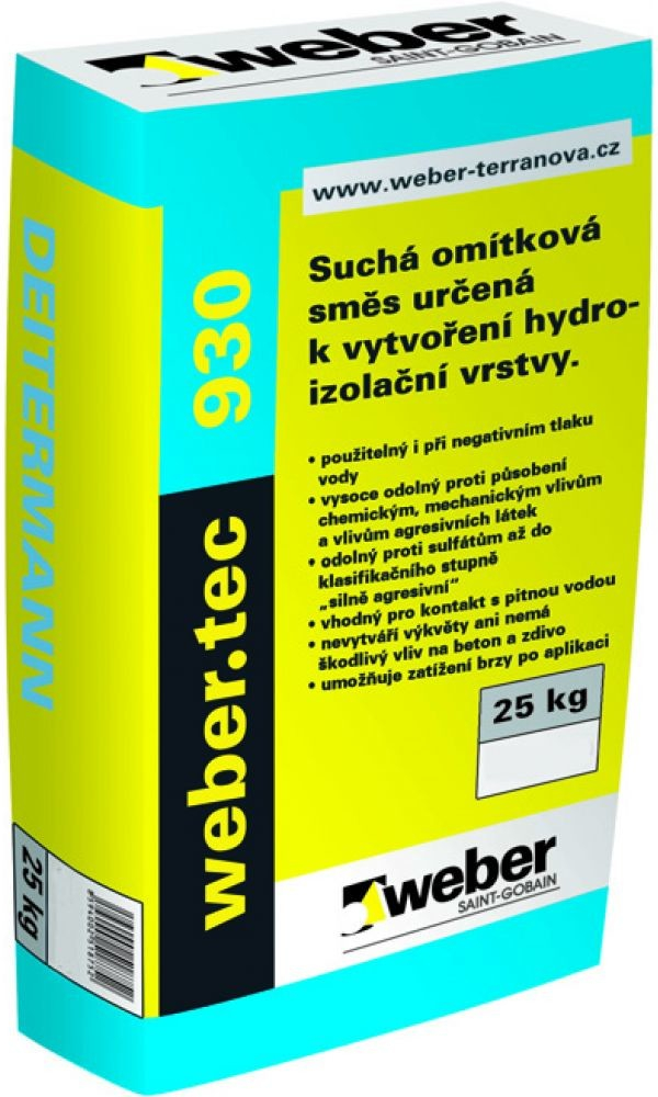 Hydroizolace Webertec 930 25 kg od 1 595 Kč - Heureka.cz