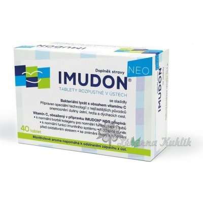 Imudon Neo rozpustné se sladidlem 40 tablet od 269 Kč - Heureka.cz