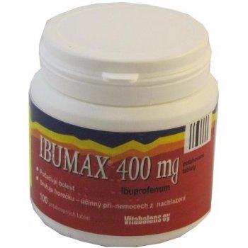 IBUMAX POR 400MG TBL FLM 100 od 120 Kč - Heureka.cz