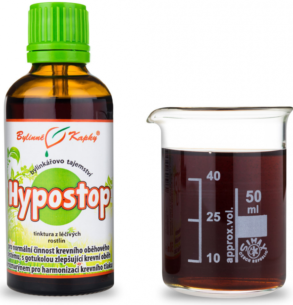 Bylinné kapky Hypostop kapky tinktura 50 ml od 159 Kč - Heureka.cz