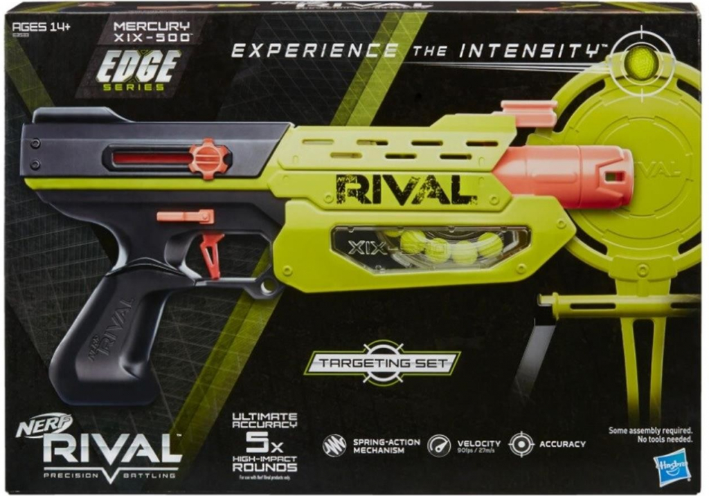 NERF RIVAL MERCURY XIX-500 + TERČ E3533 od 789 Kč - Heureka.cz