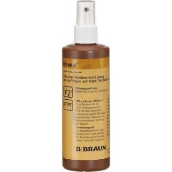 BRAUNOL DRM 75MG/G DRM SOL 1X250ML od 159 Kč - Heureka.cz