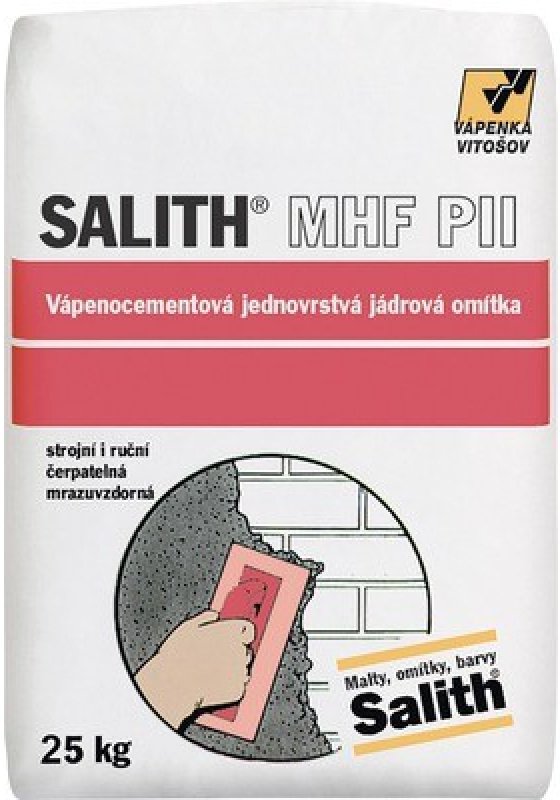 Jednovrstvá omítka Salith MHF PII univerzální šedá 25 kg – Zboží Mobilmania