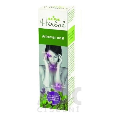 Alpa Herbal Arthrosan mast při akutních a chronických bolestech 30 g od ...