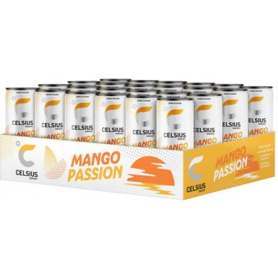 Celsius Energetický Nápoj Mango Passion Mango 24 x 355 ml od 999 Kč ...
