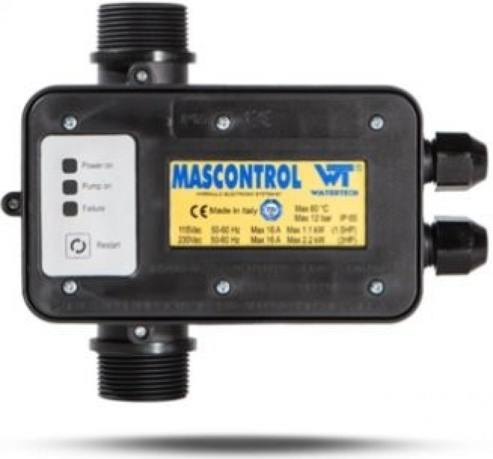 Watertech TLAKOVÝ SPÍNAČ MASCONTROL 1″ 2.2KW 230V – Zboží Mobilmania