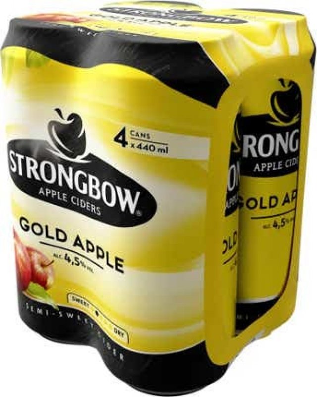 Strongbow Gold Apple 4 x 440 ml (plech) na Hledejceny.cz