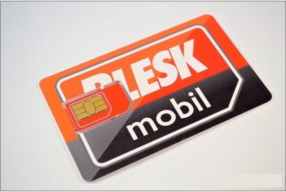 Předplacená SIM karta Blesk Mobil s kreditem 150 Kč, volání 2,50 za ...