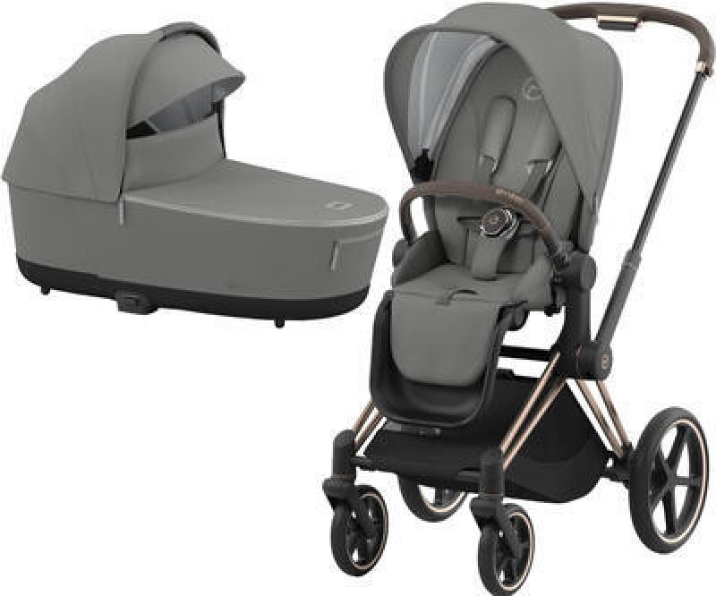 Cybex Priam Rosegold Seat Pack + korba soho grey 2022 – Zboží Mobilmania
