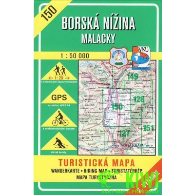 Borská nížina Malacky 1:50 000 150 Turistická mapa od 109 Kč - Heureka.cz