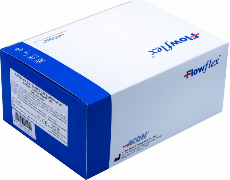 Acon Biotech Flowflex™ SARS-CoV-2 & Flu A/B & RSV & Adenovirus Antigen ...