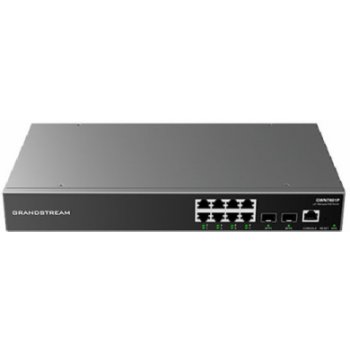 Grandstream GWN7801P Managed Network PoE Switch 8 1Gbps portů s PoE, 2 ...