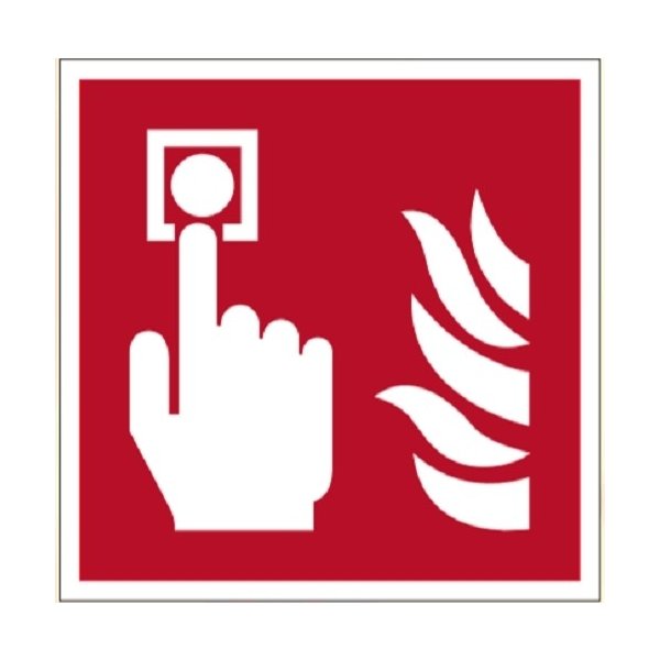 Bezpečnostní požární značení, požární alarm – fólie, 100×100 mm od 59 ...