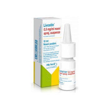 LIVOSTIN NAS 0,5MG/ML NAS SPR SUS 1X10ML od 171 Kč - Heureka.cz