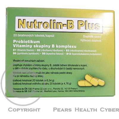 Nutrolin B plus želat. 20 tobolek od 852 Kč - Heureka.cz