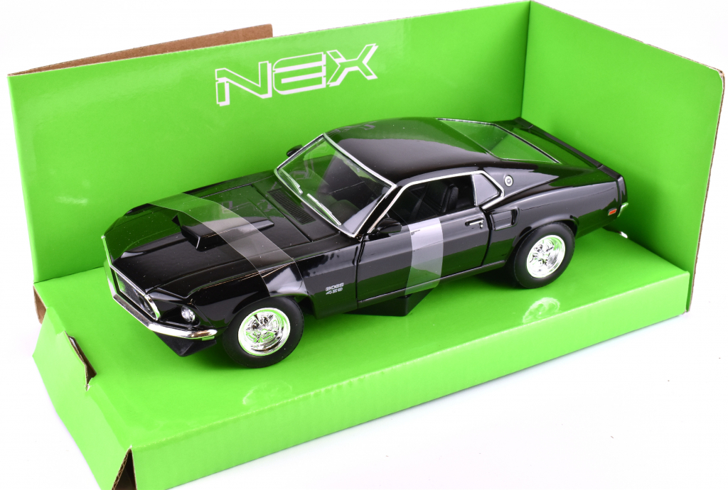 Welly Model auta Ford Mustang Boss 429 1969 černý 1:24 od 549 Kč ...