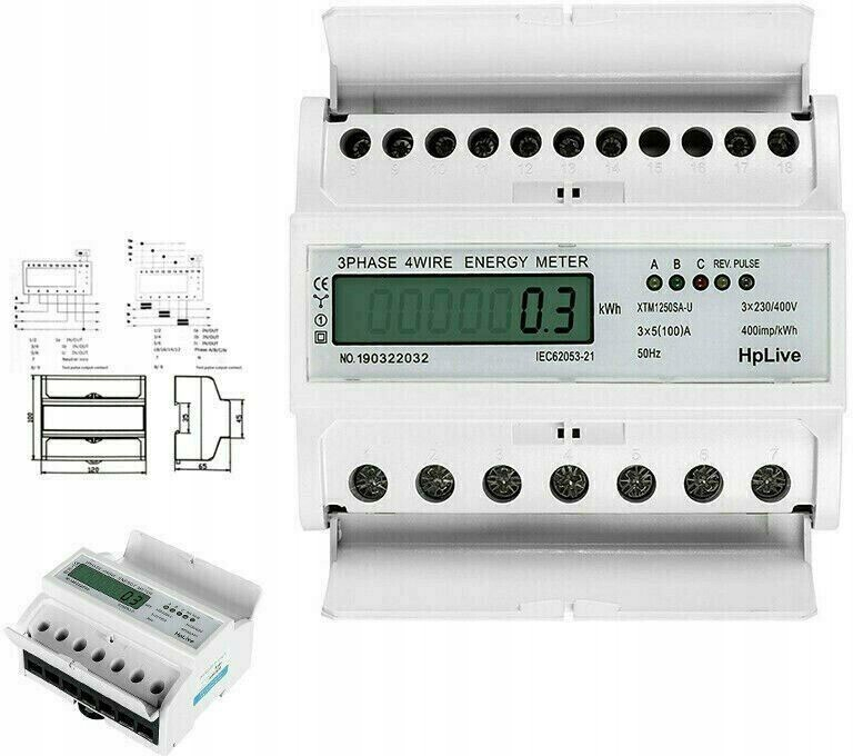 ELEKTROMĚR 3 FÁZOVÝ ELEKTROMĚR od 673 Kč - Heureka.cz