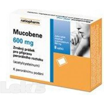 MUCOBENE 600MG POR GRA SOL SCC 10 od 98 Kč - Heureka.cz