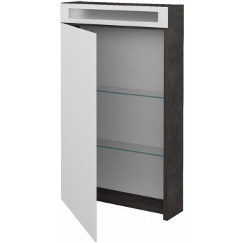 DŘEVOJAS zrcadlová galerka s LED osvětlením MAX GAO 50 D01 Beton od 8 ...