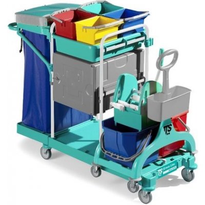 Vybavení hotelu vozík úklidový Green 530 držák pytle 120 l 4 x 6 l ...